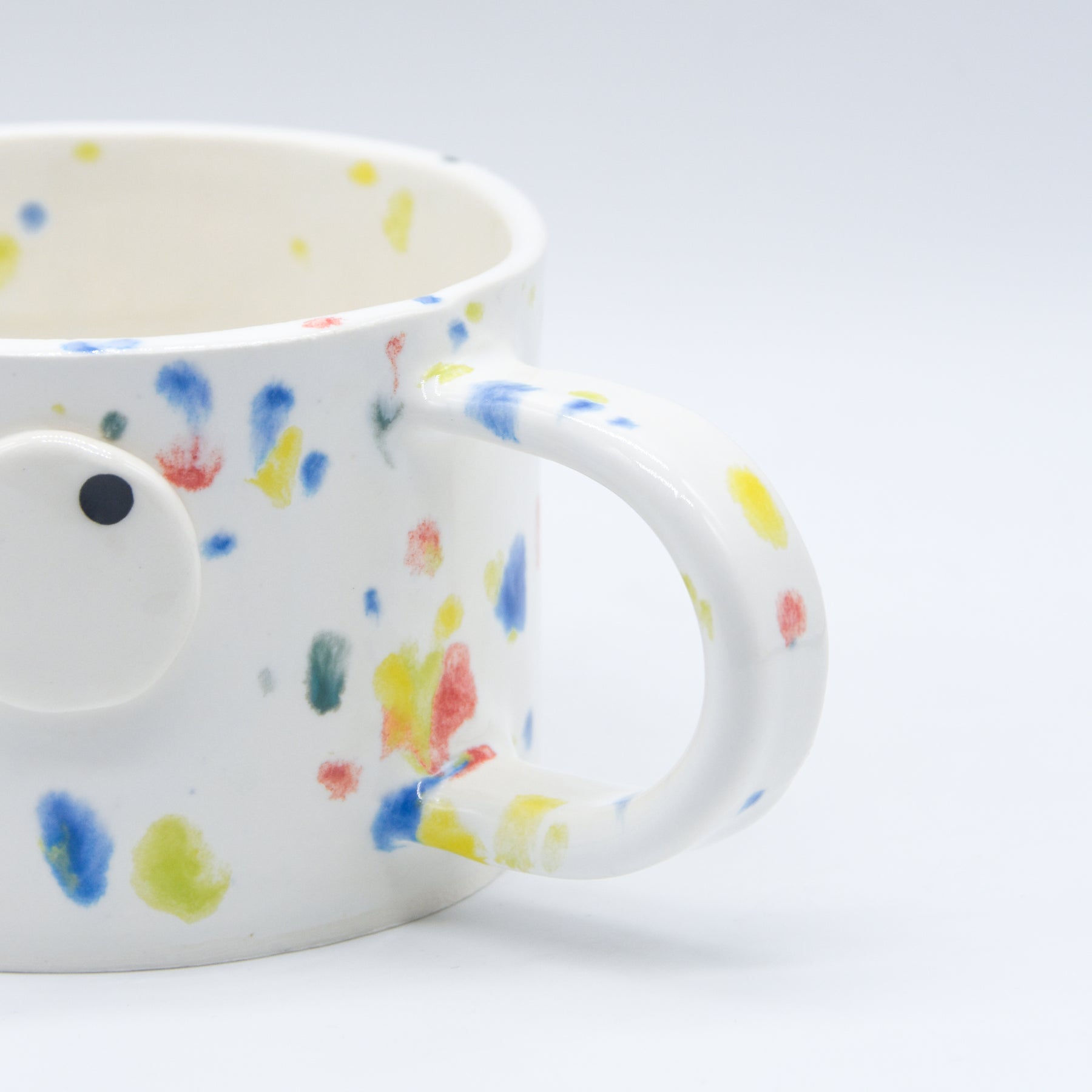 Handmade Ceramic Stoneware Mug with Splatter Glaze, Birthday Gift ...