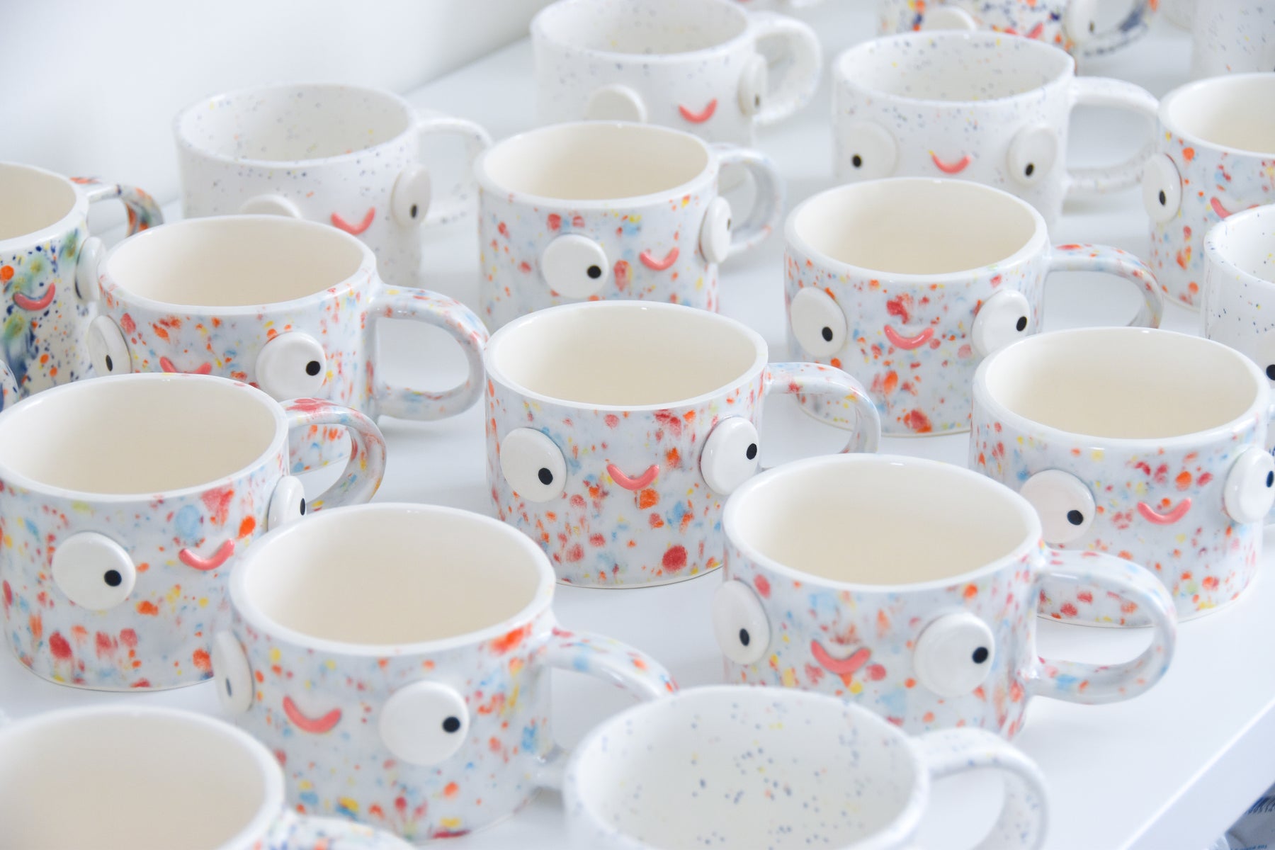 Handmade Ceramic Stoneware Mug with Funfetti Glaze, Original Gift ...